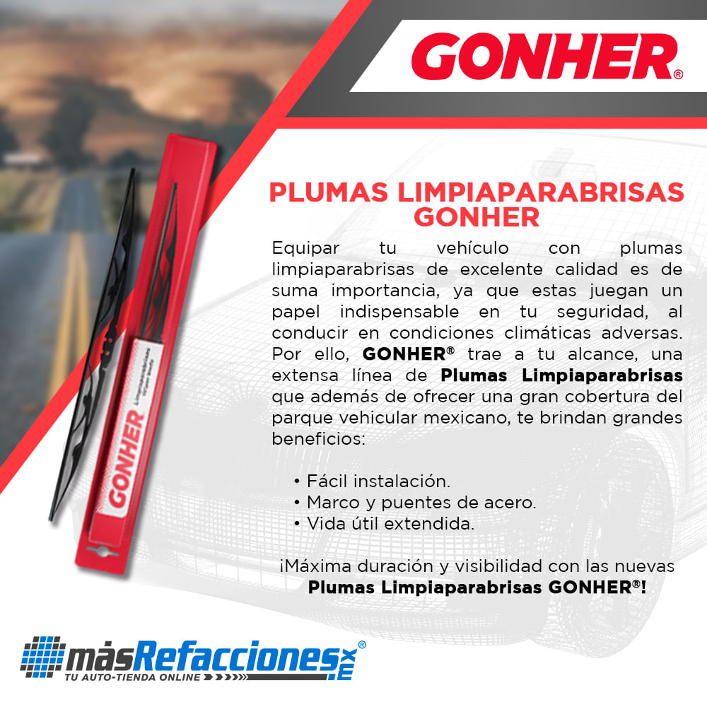 GONHER Par De Plumas Limpiaparabrisas Convencional Kia Sorento 2016 ...